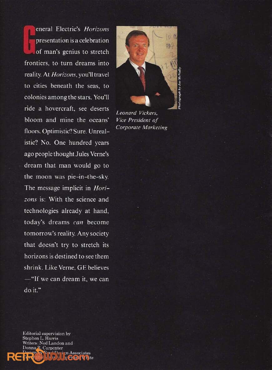 Horizons Booklet - RetroWDW