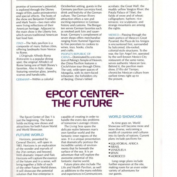 The Spirit of EPCOT Center - RetroWDW