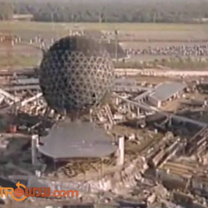 Spaceship Earth Construction Gallery - RetroWDW