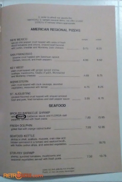 Walt Disney World Menus Gallery - RetroWDW