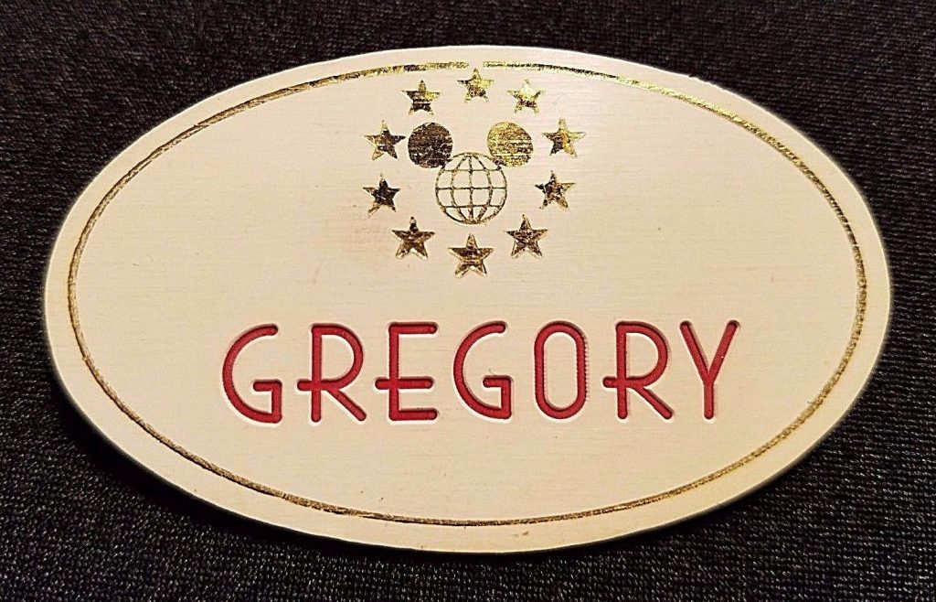 WDW 10th Anniversary Nametag - RetroWDW