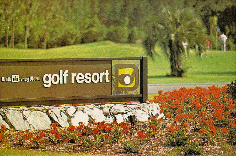 The Golf Resort Sign - RetroWDW