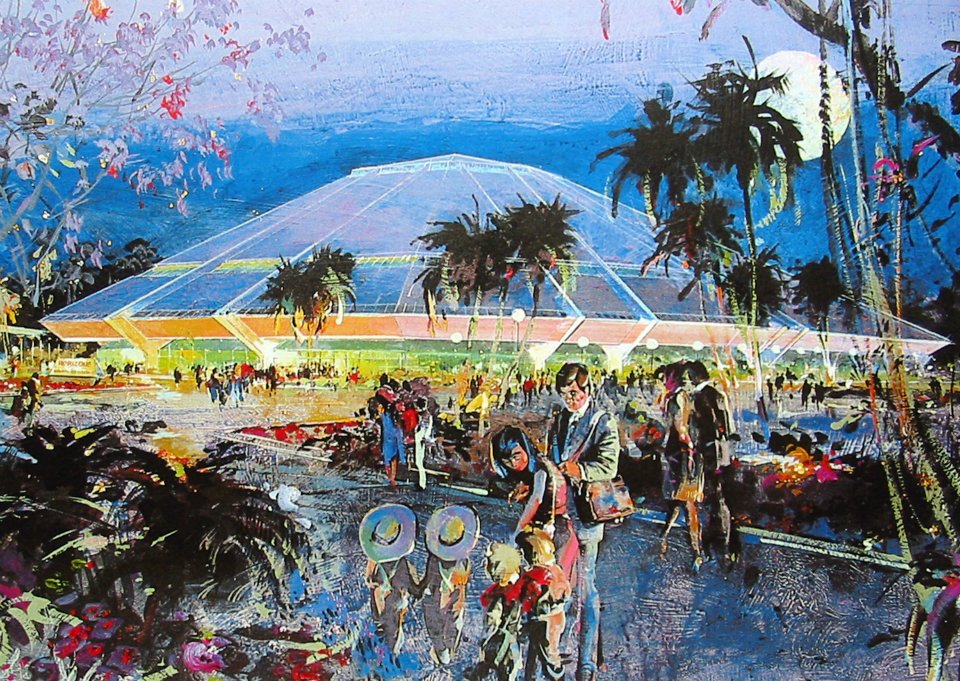 Horizons Concept Art by Herb Ryman - RetroWDW