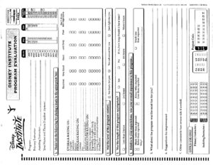 Disney Institute Program Evaluation Form - RetroWDW